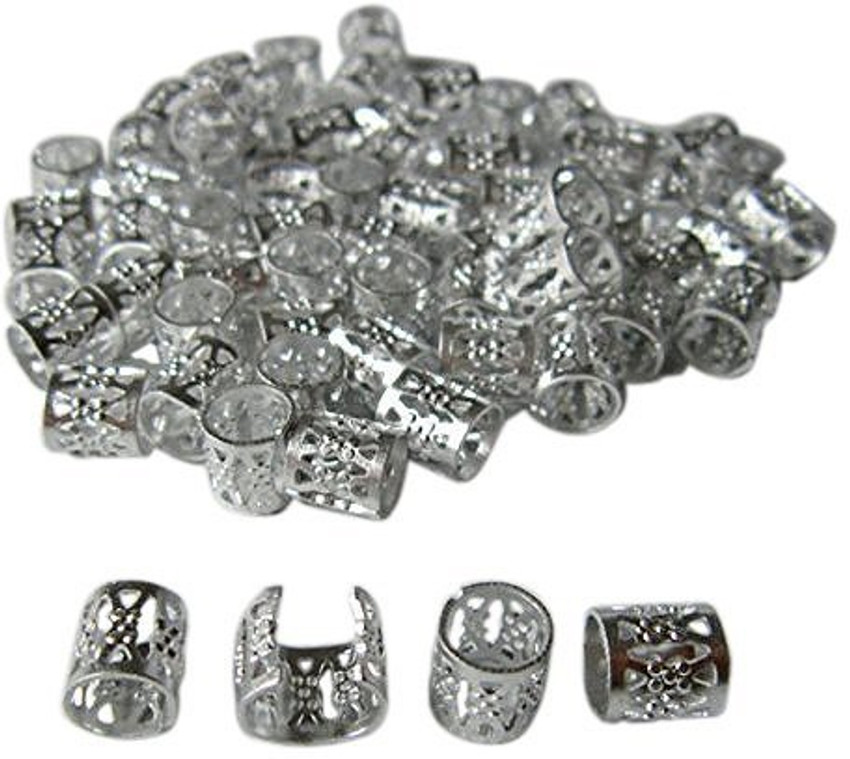 Silver Dreadlock Beads