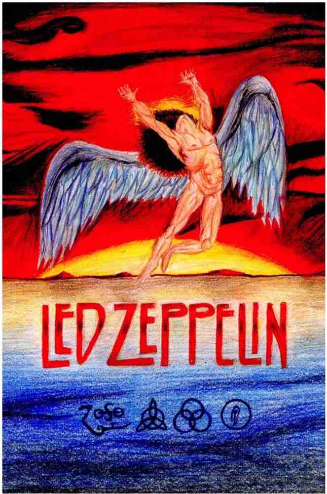 Affiche Ange Led Zeppelin