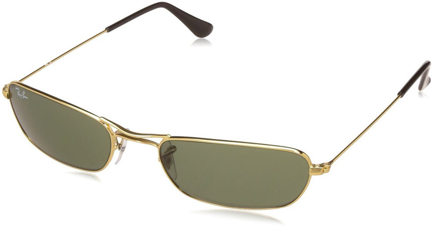 Buy Ray Ban Rectangular Sunglasses Green For Men Online Best Prices in India Flipkart