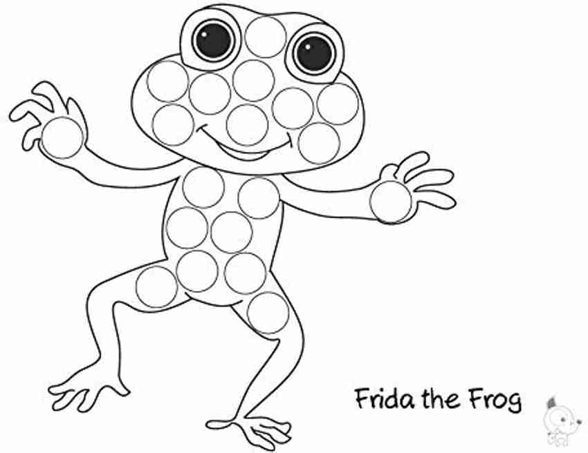 bingo dot coloring pages