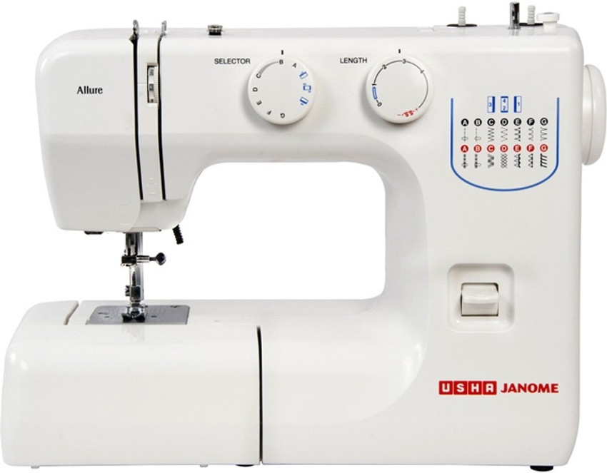 Usha Janome Logo Usha Janome Allure Sewing Machine Review In India