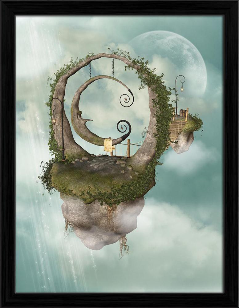 Floating Island In The Sky Painting