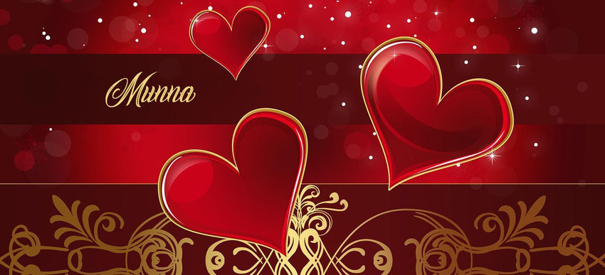 I Love U Munna Name Wallpaper