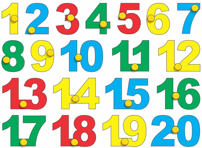 Numbers Clipart 1 20