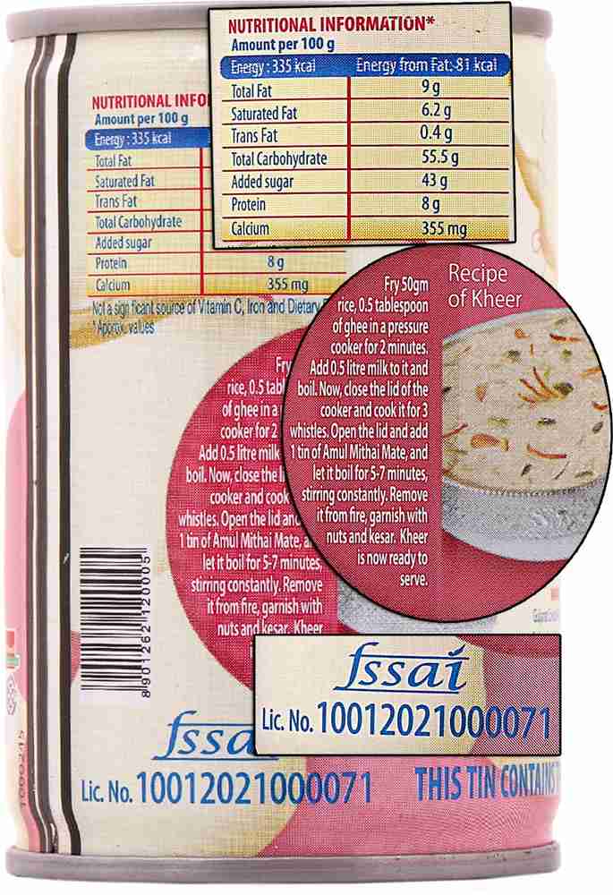 Amul Mithai Mate Sweetened Condensed Milk Amul Mithai Mate Sweetened