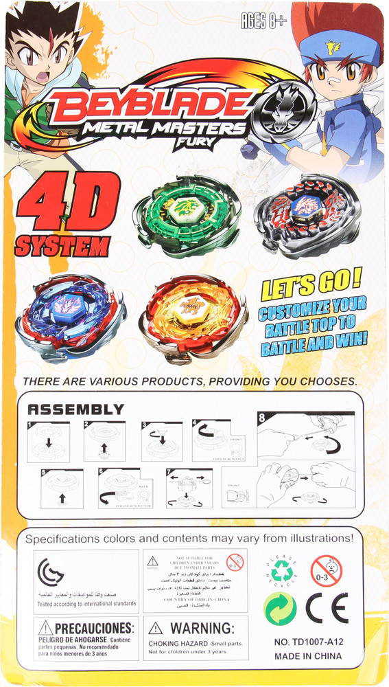 Beyblade Metal Fury Beys List