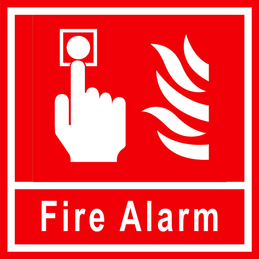 Fire Drill Sign