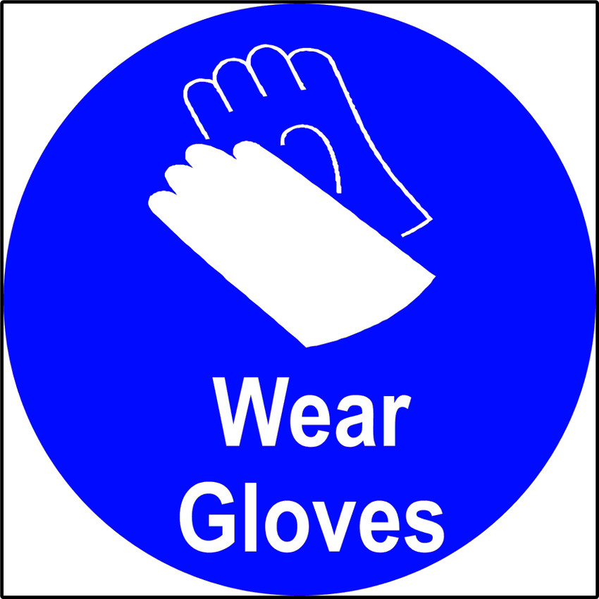 Wear Gloves Sign