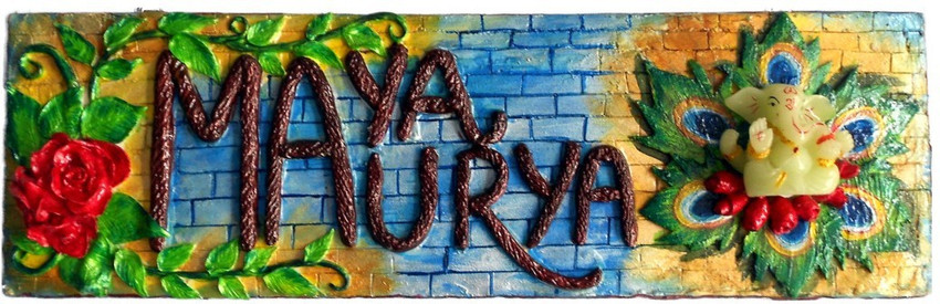 Handmade Clay Nameplates