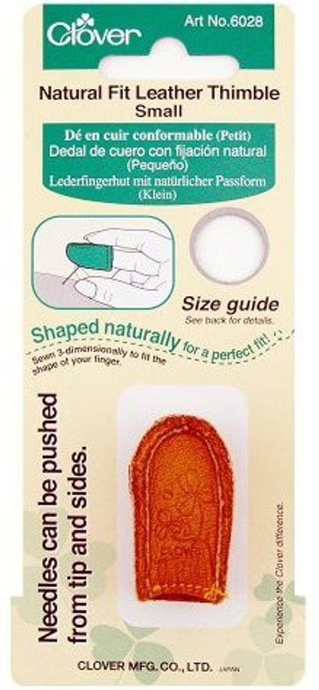Clover Natural Fit Leather Thimble