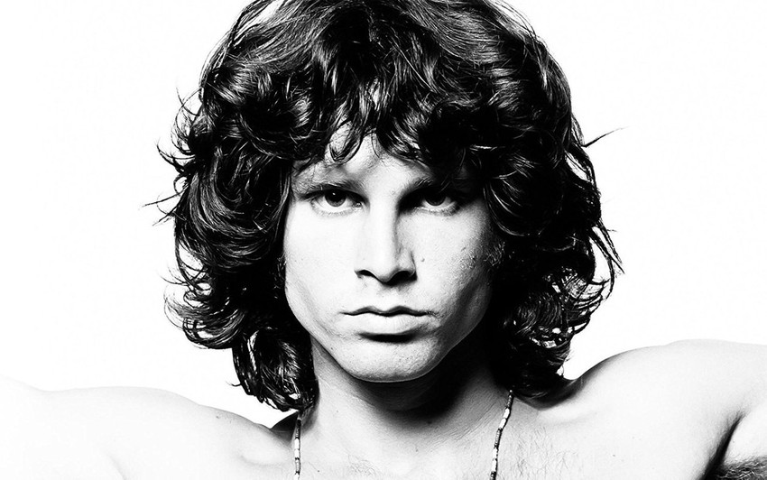 Jim Morrison Black And White Poster