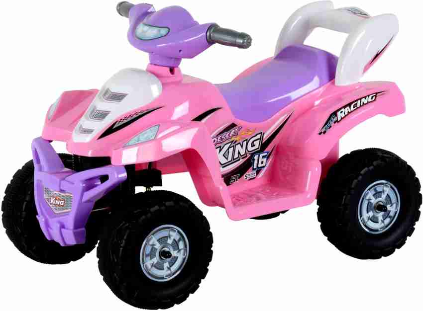 Toy Time Pink Purple Battery Powered Ride-On ATV Quad, 60% OFF