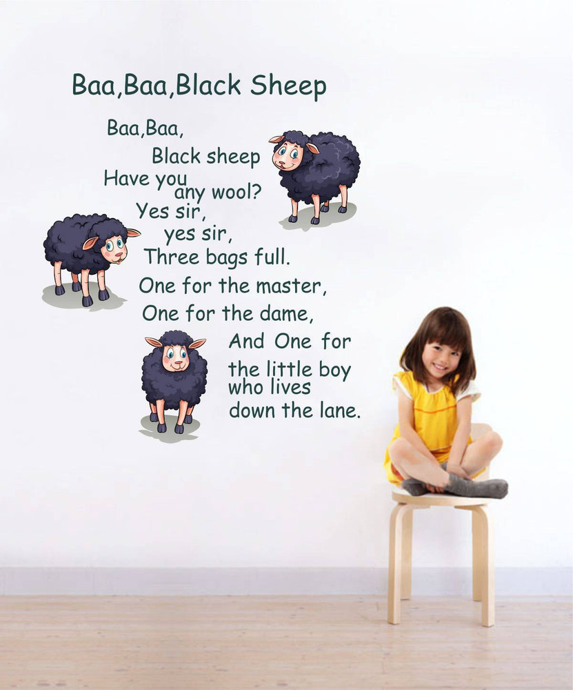 Baa Black Sheep Poem Baa, Baa, Black Sheep Baa, Baa, Black Sheep