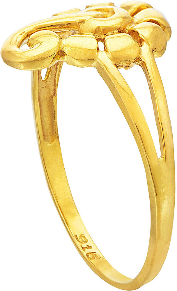RSBL BIS Hallmark Sun Flower Ring 16mm 3g 22kt Yellow Gold ring Price in India Buy RSBL BIS Hallmark Sun Flower Ring 16mm 3g 22kt Yellow Gold ring online at Flipkart