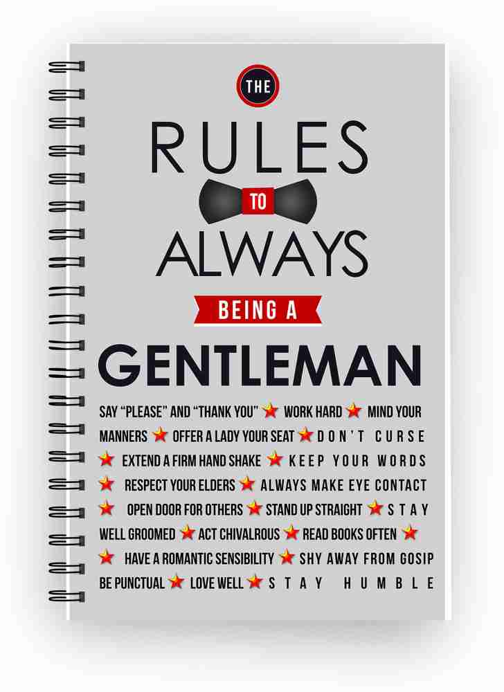 Rules Of Being A Gentleman