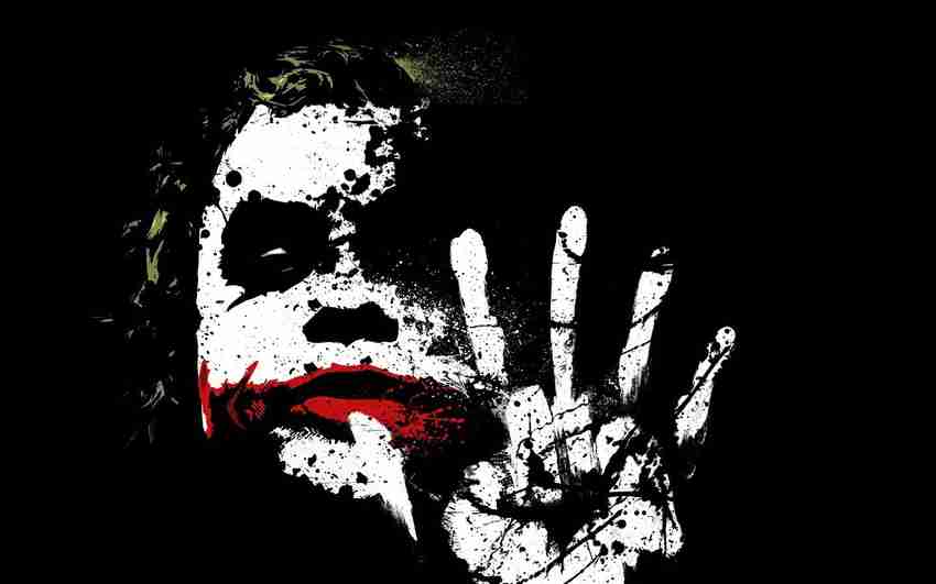 Joker Splatter Art