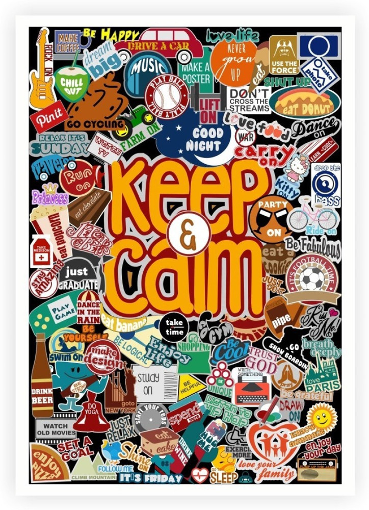 Keep Calm Collage Wallpaper