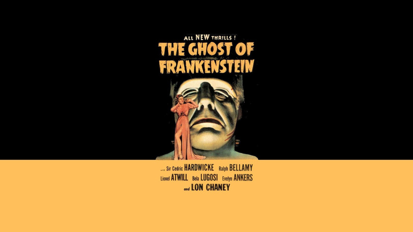 Ghost Of Frankenstein Poster