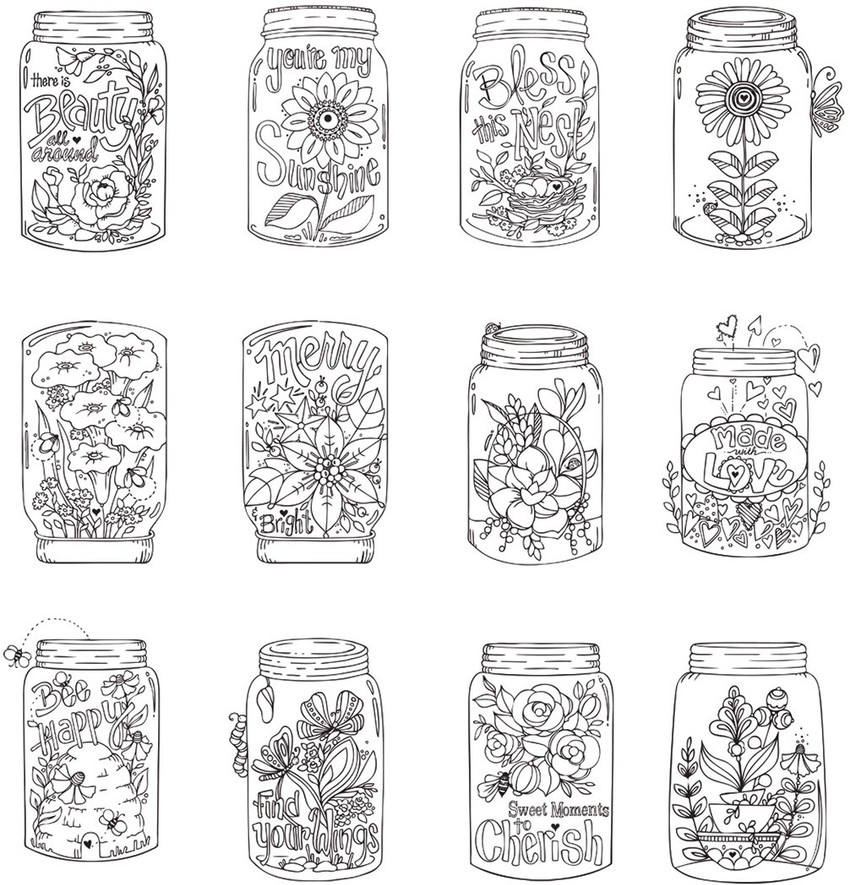 coloring pages for watercolor