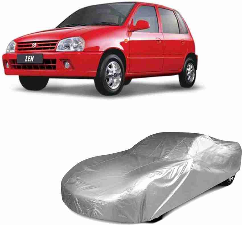Silver Swan Car Cover For Maruti Suzuki Zen Without Mirror Pockets Price in India Buy Silver Swan Car Cover For Maruti Suzuki Zen Without Mirror Pockets online at Flipkart