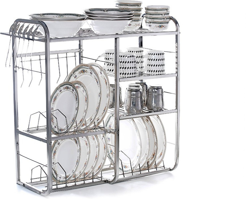 WINSTAR Stainless Steel Layer Wall Mount Kitchen Dish Rack, 59% OFF