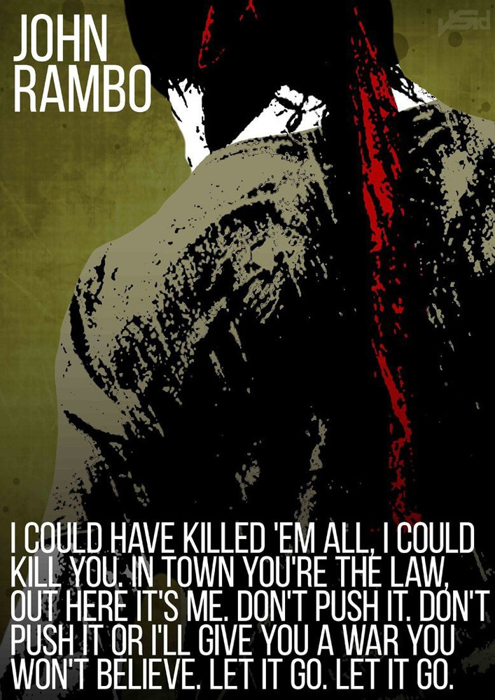 Rambo Dialogue Quotes