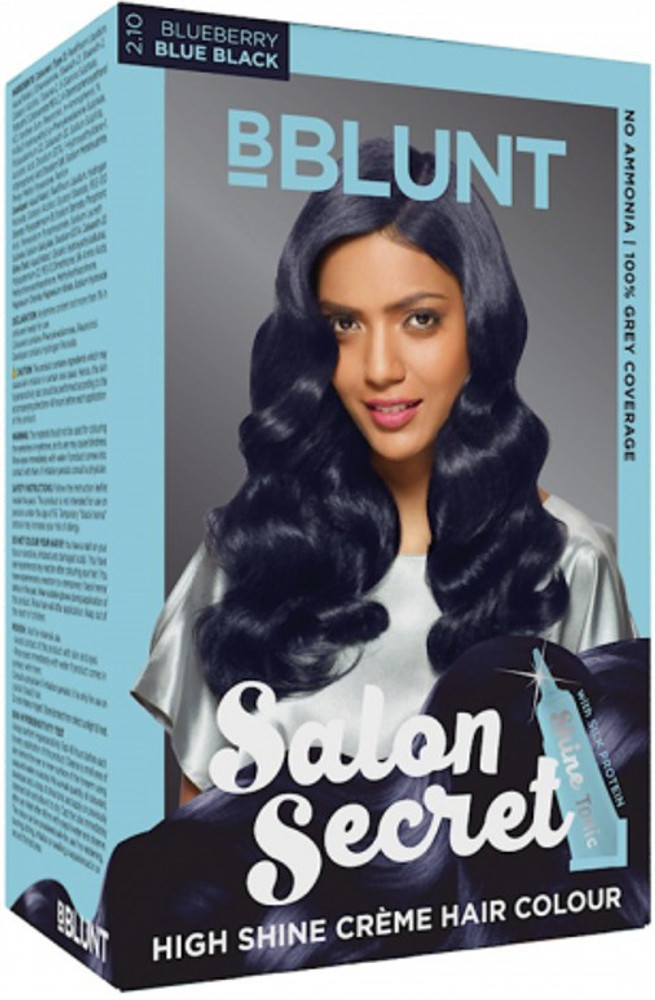 Blue Black Hair Dye Box