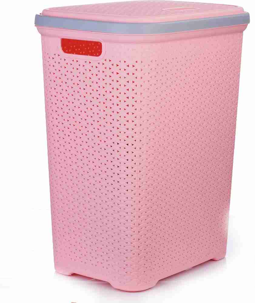 Pink washing basket store