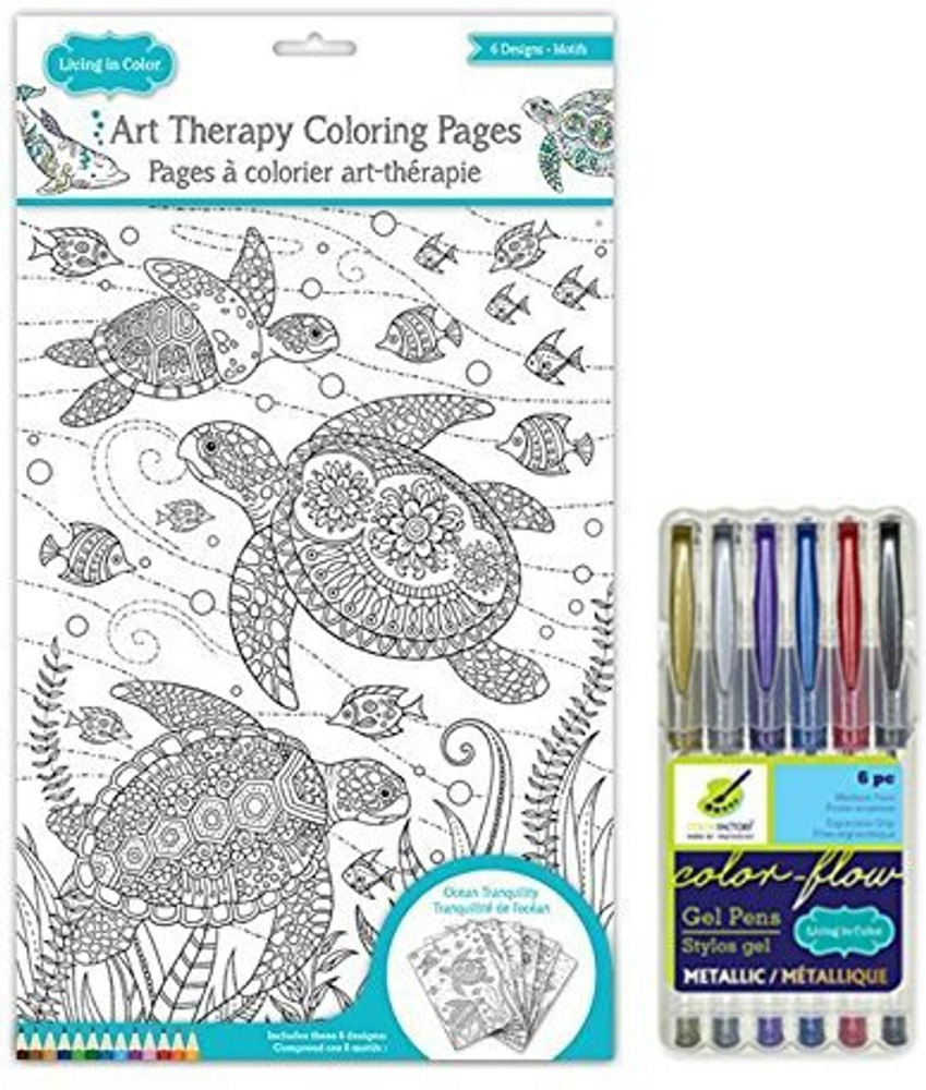 coloring pages for gel pens