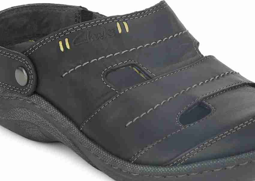 Clarks men's woodlake creek leather sandals and floaters store