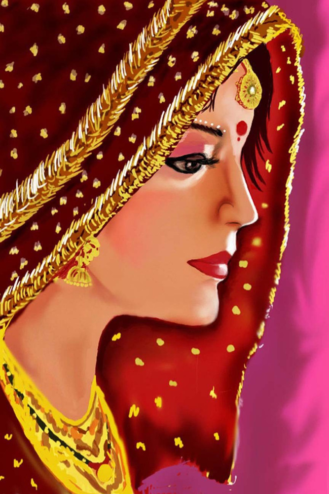 Indian Bride Art