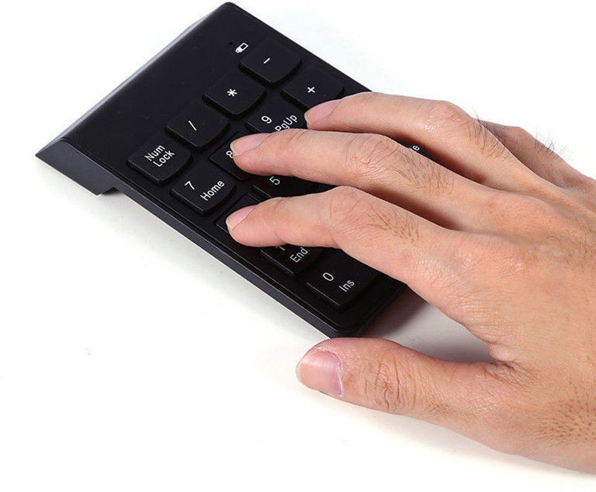 Bluetooth 30 Wireless Numeric Keypad Numpad 18 Keys Mini Macally