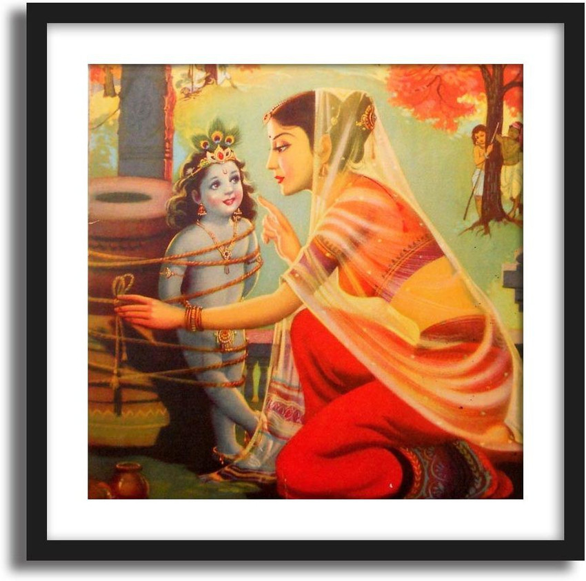 Baby Krishna Oil Paintings