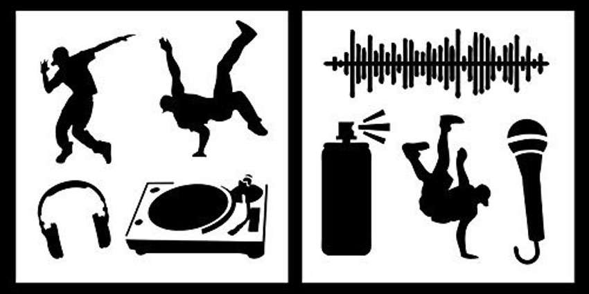 Hip Hop Stencil
