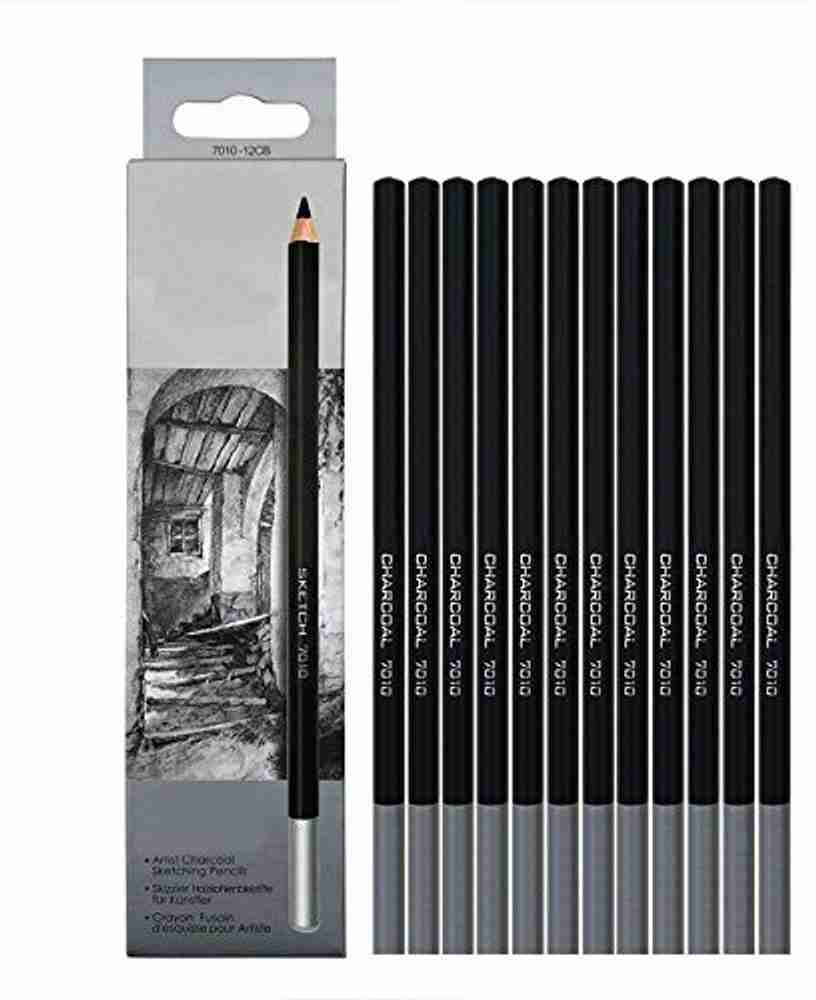 Drawing With Charcoal Sticks