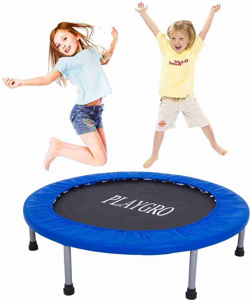 Jumping On Trampoline