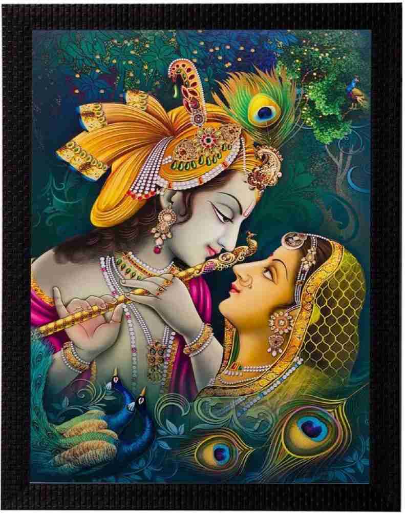 Krishna Watercolor Painting
