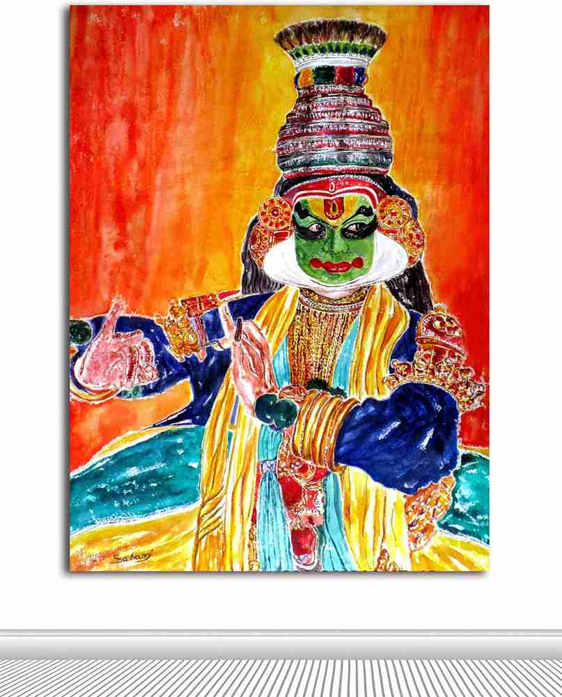 Kathakali Oil Painting