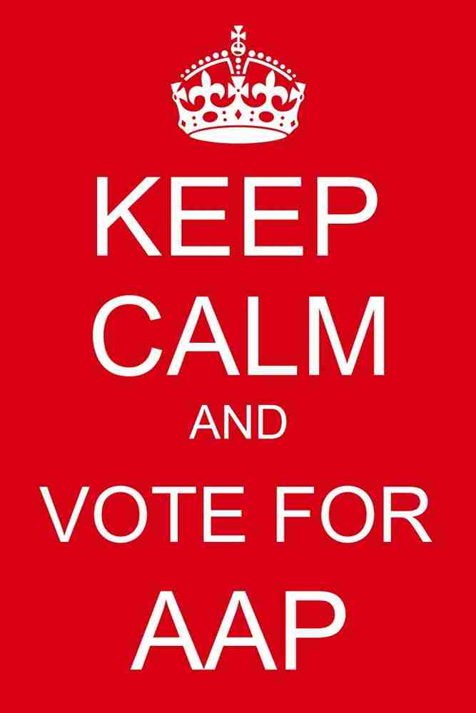 Keep Calm And Vote Poster