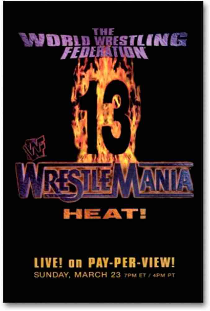 Wrestlemania 13 Poster