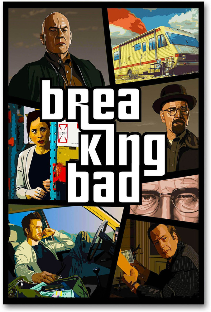 Gta Breaking Bad Artwork Breaking Bad Gta Style" Poster By