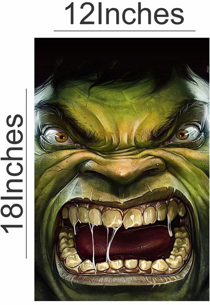 Angry Hulk Face