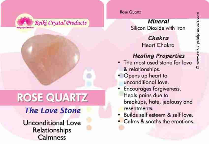 What is rose quartz used for in healing store