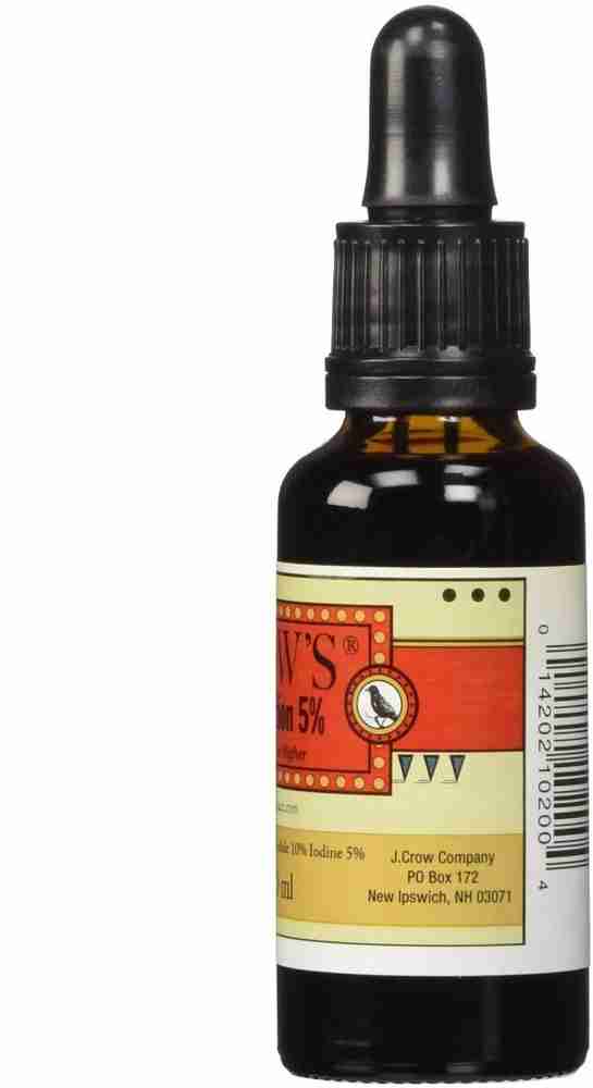 J.CROWS Lugols Solution of Iodine 5 the Trusted Original Since 1829 Price in India Buy J.CROWS Lugols Solution of Iodine 5 the Trusted Original Since 1829 online at Flipkart