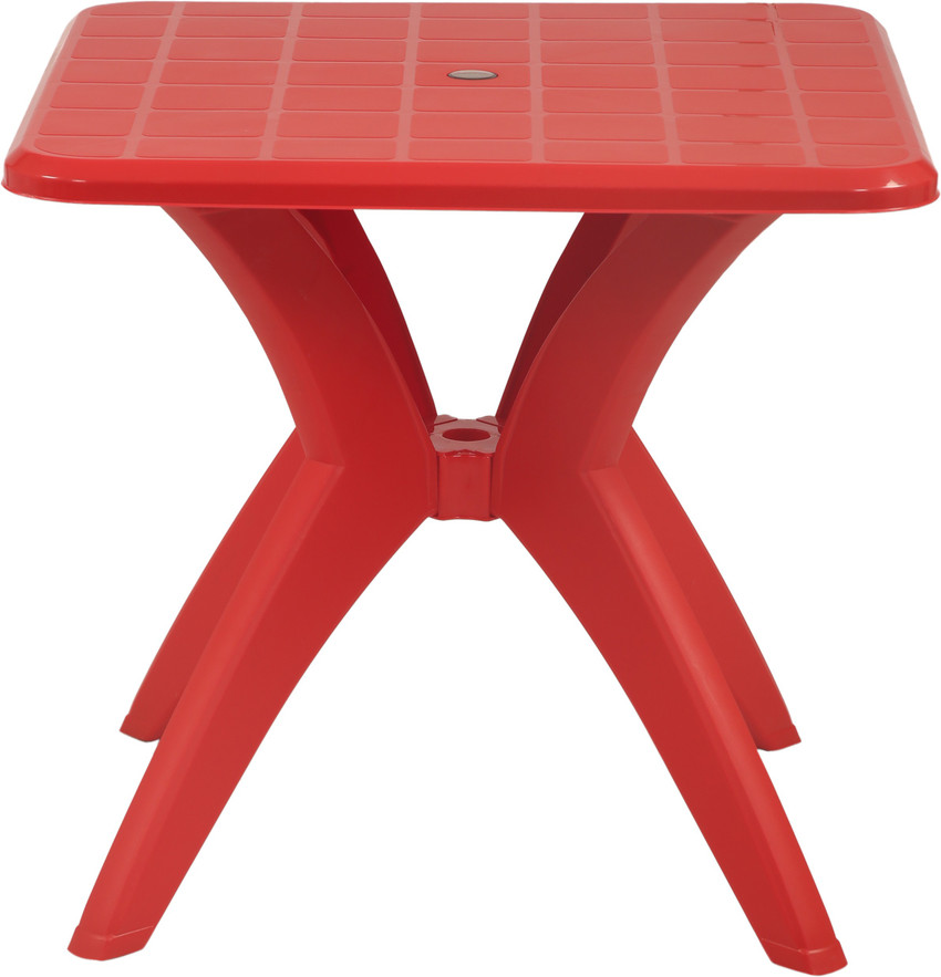 Supreme Dinner Dining Table Red 4 Seater Plastic Outdoor Table Price in India Buy Supreme Dinner Dining Table Red 4 Seater Plastic Outdoor Table online at Flipkart