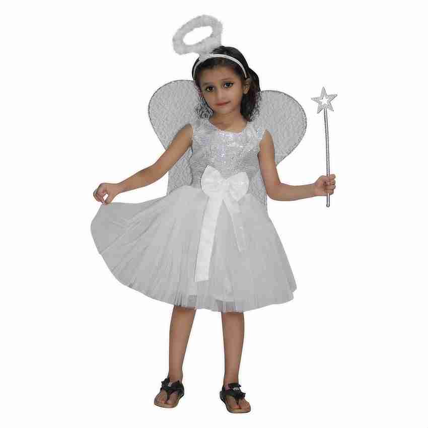 White Dress For Kids Angel