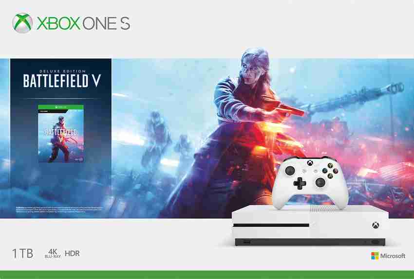 MICROSOFT Xbox One S 1 TB with Battlefield V Deluxe Edition Price in India Buy MICROSOFT Xbox One S 1 TB with Battlefield V Deluxe Edition White Online MICROSOFT Flipkart