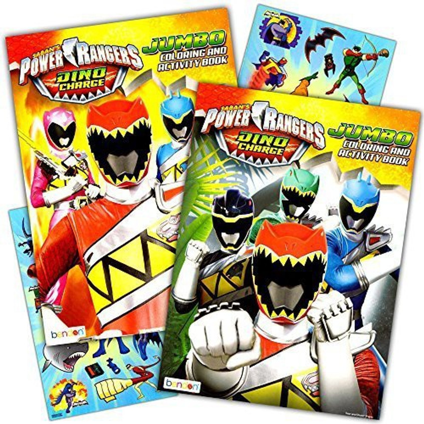 mighty morphin power rangers coloring and activity book