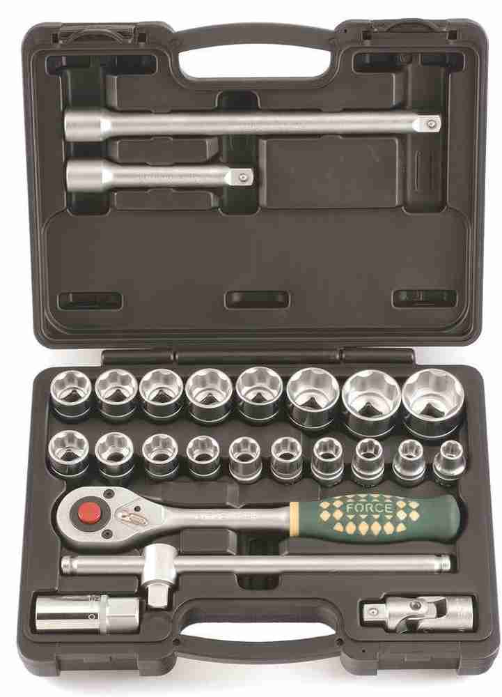 Belda Force 4246B 1 2 Socket set 24pc Vehicle Tool Kit Price in India Buy Belda Force 4246B 1 2 Socket set 24pc Vehicle Tool Kit online at Flipkart
