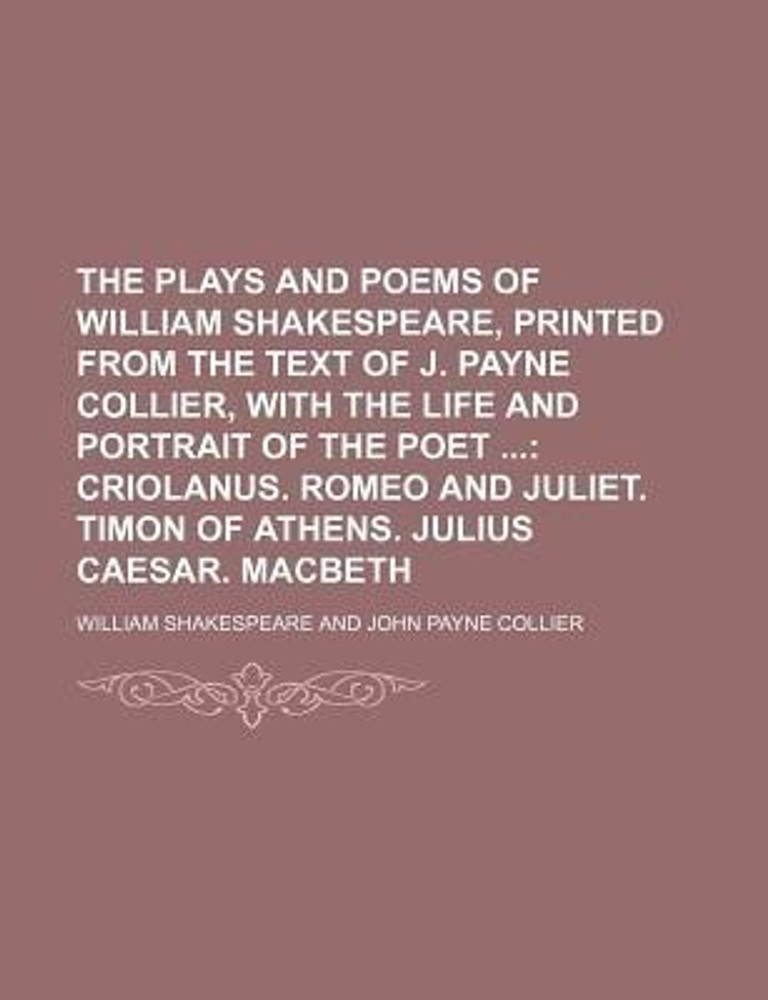 William Shakespeare Poems Romeo And Juliet